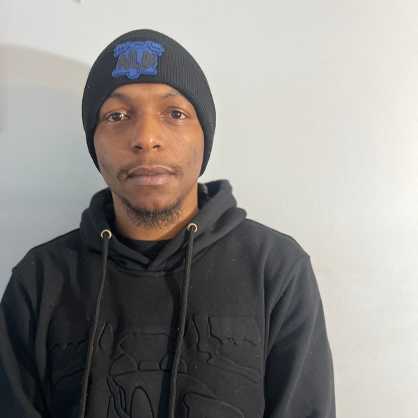 Blue and Black Skully - Never-Look-Back-nlb